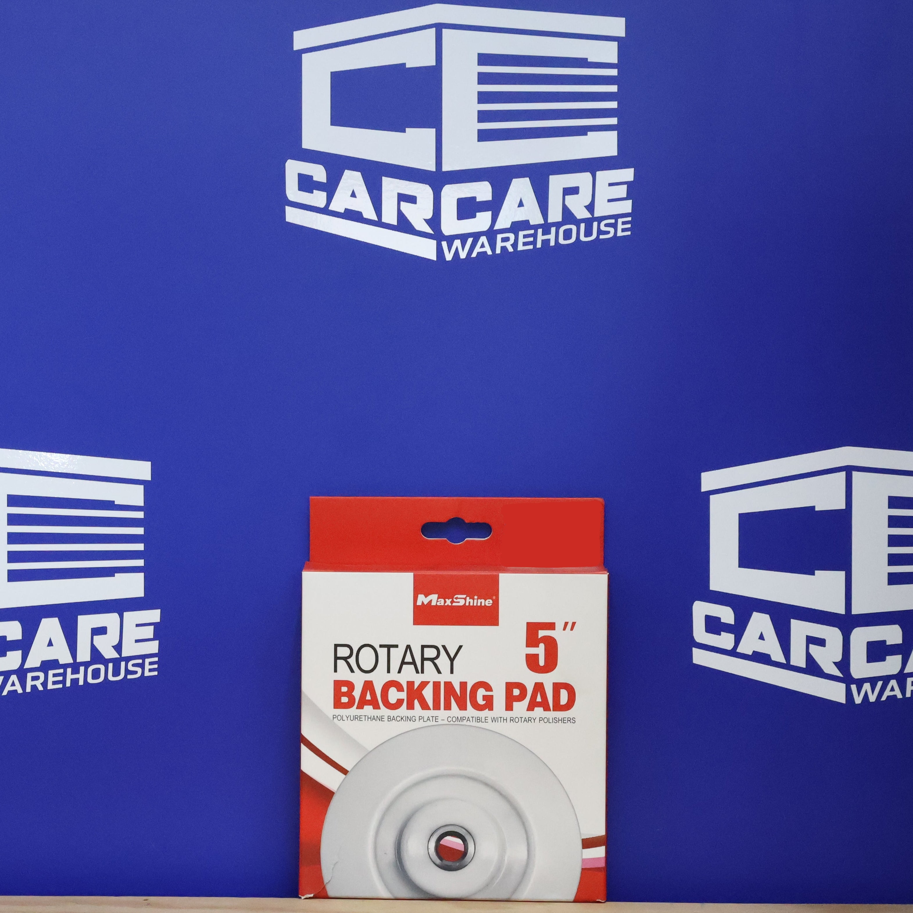 Maxshine 5" Rotary Polisher Backing Plate [White] – Car Care Warehouse